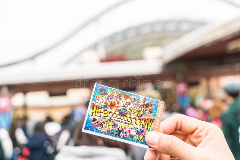 Osaka, Japan - NOV 21 2016 : the New Ticket of Universal Studios ...