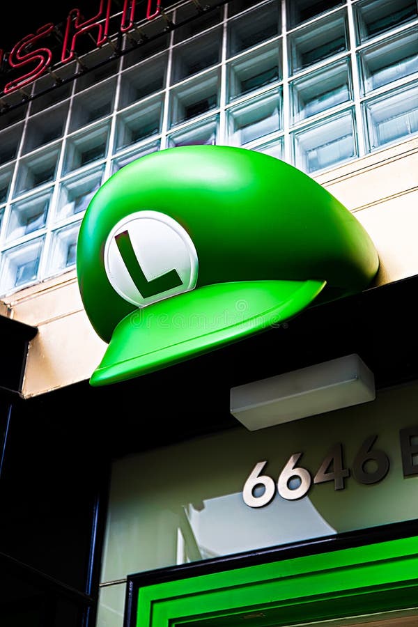`Luigi` Hat Super Nintendo World Editorial Stock Photo - Image of japan ...