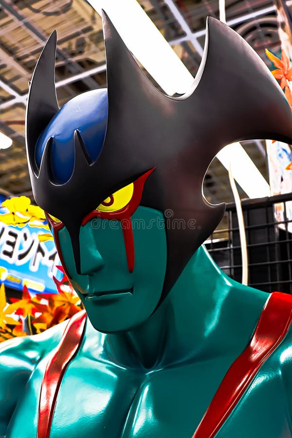 Statue of DEVILMAN editorial photography. Image of characters - 256174802