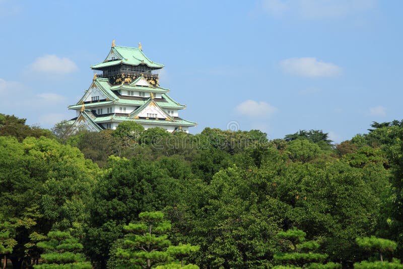 Osaka Jo stock image. Image of feudal, japanese, castle - 26493309