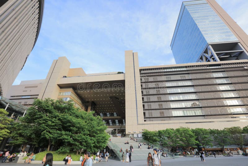 An Osaka JR Train Station in Osaka Japan. Editorial Stock Image - Image ...