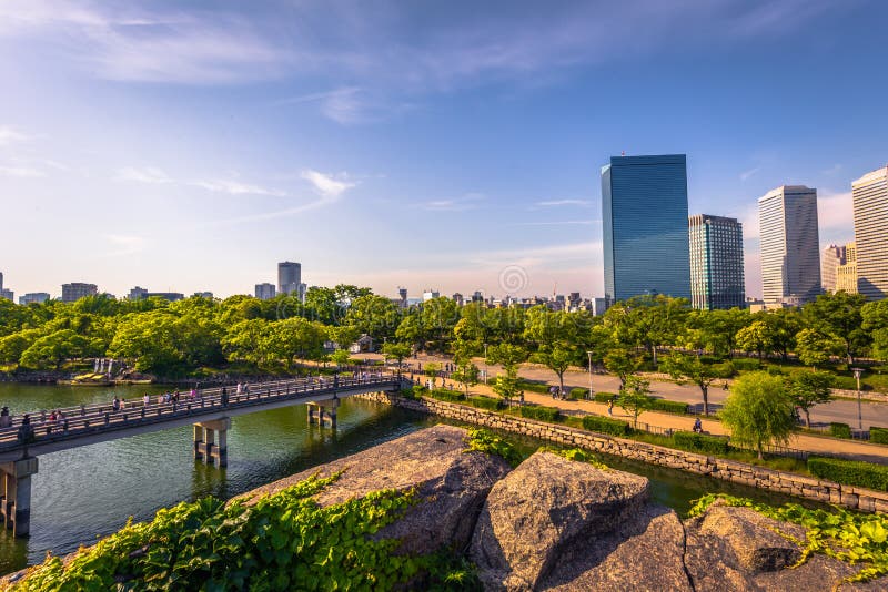 Osaka - June 01, 2019: Urban Center of Osaka, Japan Stock Image - Image ...