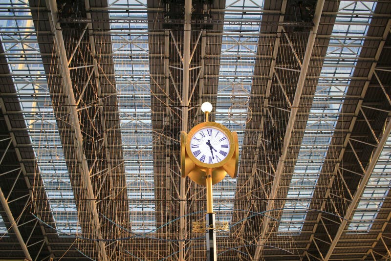 Osaka station clock tower stock image. Image of analog - 59262545