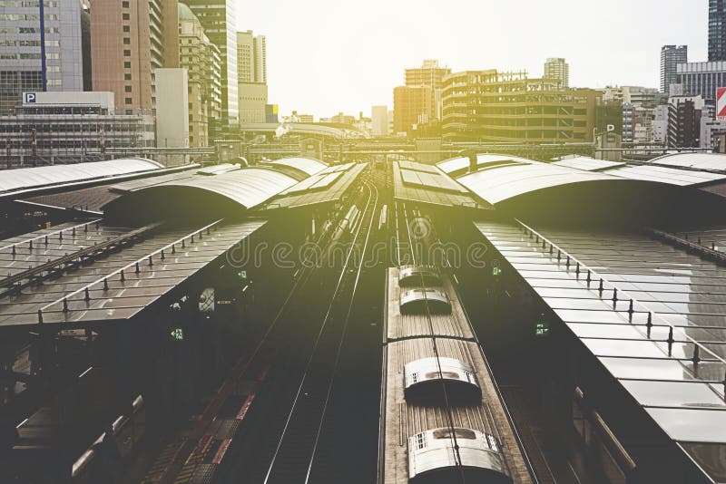 Osaka Station stock photo. Image of tourism, horizontal - 89080716