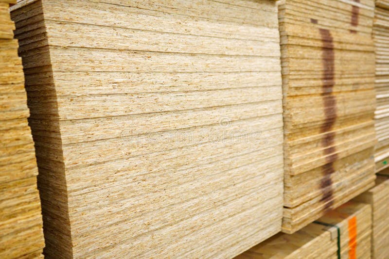 OSB Board. Sheet Material is Used in Construction. Hardware Store ...