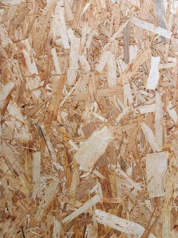 OSB Panel. Board Made of Pressed Wood Chips Stock Photo - Image of ...
