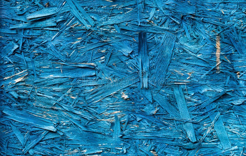 OSB Plate is Blue. Abstract Texture of Building Material Stock Photo ...