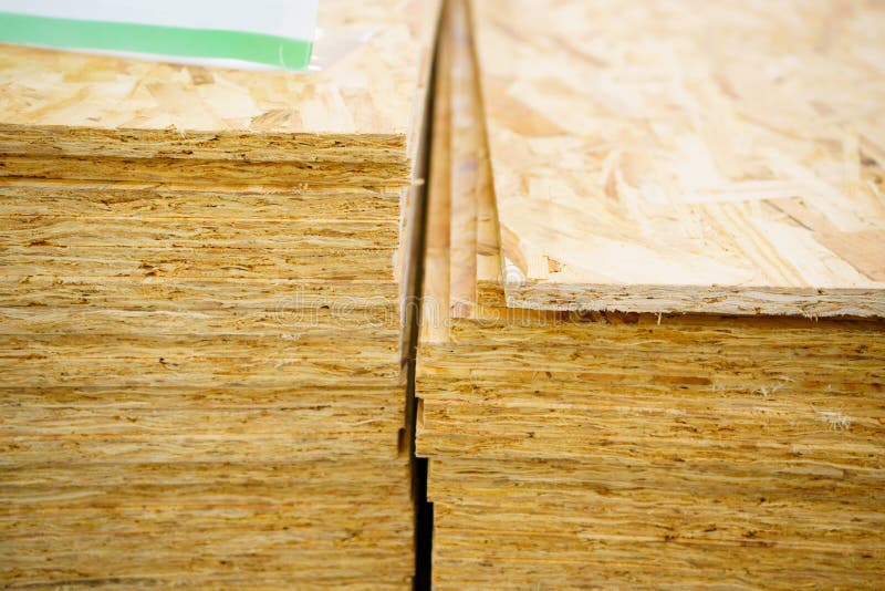 OSB Board. Sheet Material is Used in Construction. Hardware Store ...