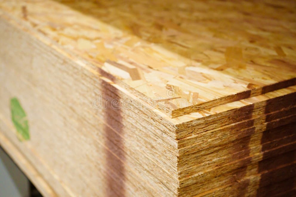 OSB Board. Sheet Material is Used in Construction. Hardware Store ...