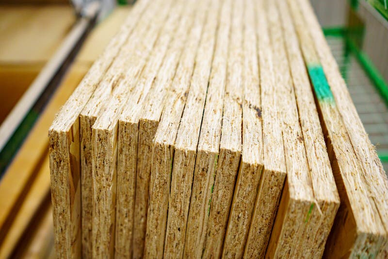OSB Board. Sheet Material is Used in Construction. Hardware Store ...