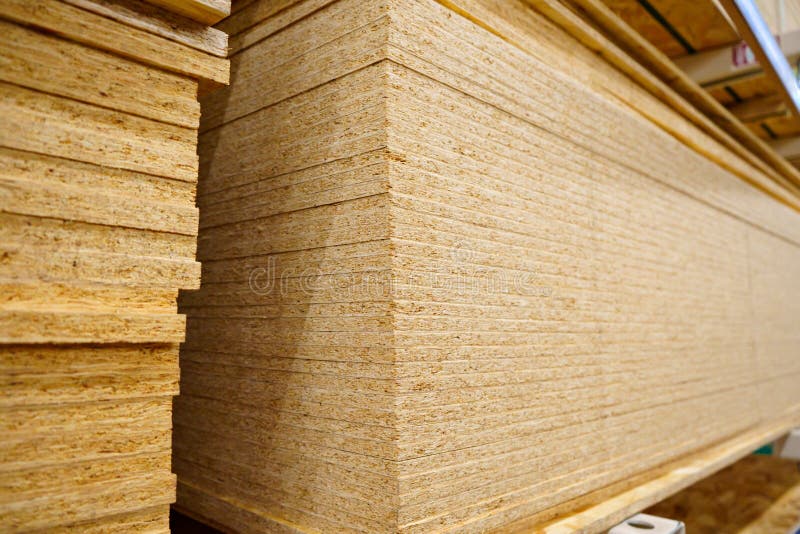 OSB Board. Sheet Material is Used in Construction. Hardware Store ...