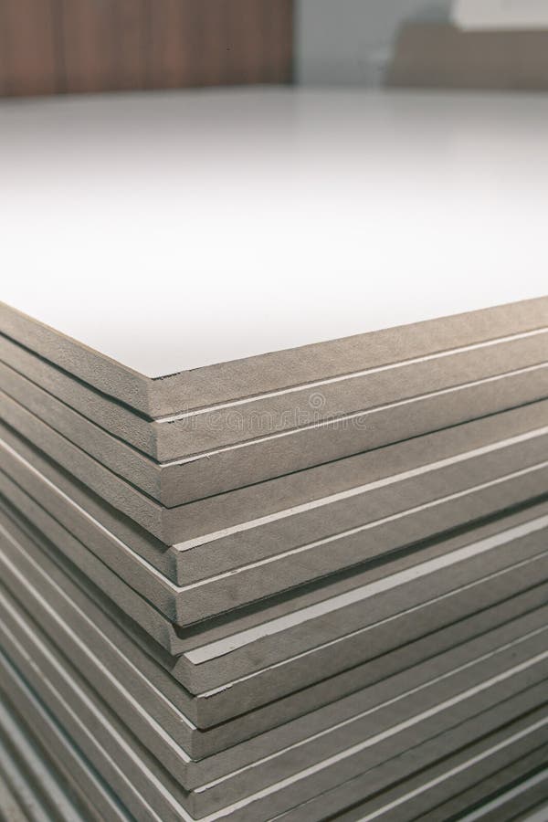 OSB Sheets are Stacked in a Hardware Store. the Building Material is ...