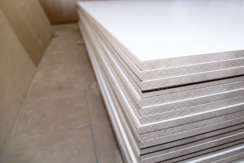 OSB Sheets are Stacked in a Hardware Store. the Building Material is ...