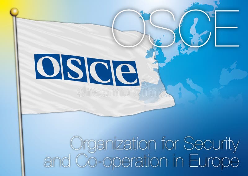 Osce flag stock vector. Illustration of europe, symbol - 44754215