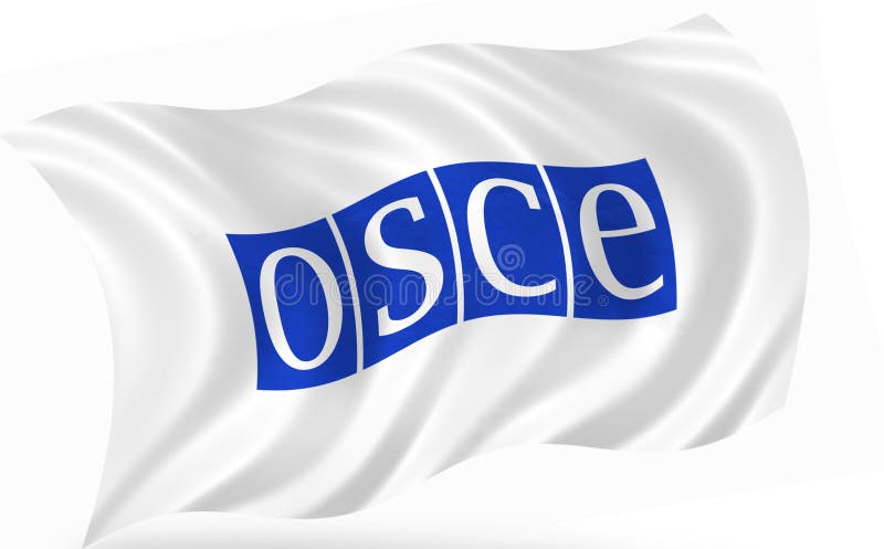 Osce flag stock illustration. Illustration of action - 44754215
