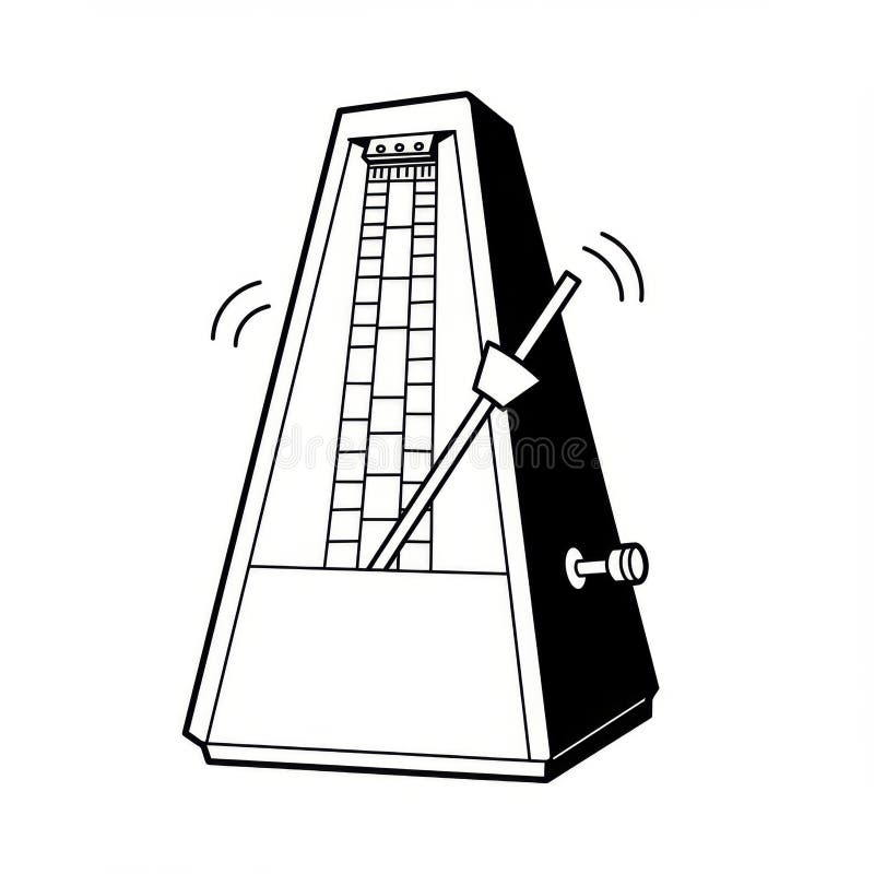 Oscillating Metronome Illustrates Precision Timing Device for Musical ...