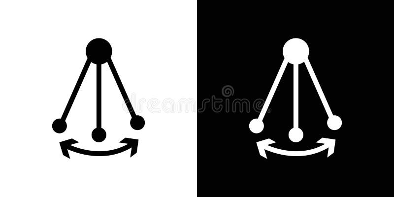 Oscillation Icon Isolated Flat Vector in Outline Stock Illustration ...