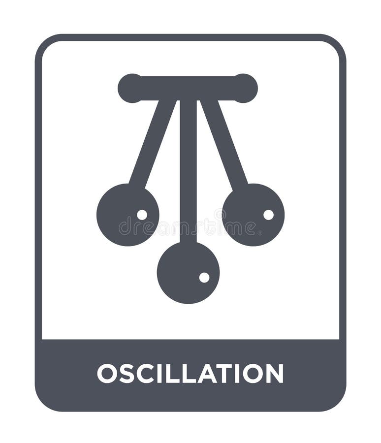 Oscillation Icon in Trendy Design Style. Oscillation Icon Isolated on ...