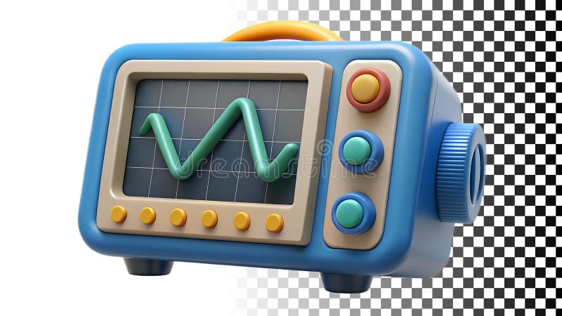 Oscilloscope for Electronics Testing and Signal Analysis Png ...