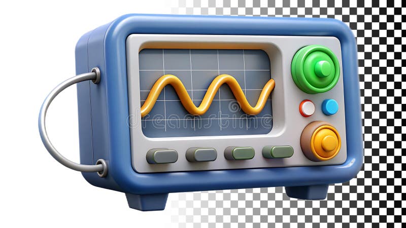 Oscilloscope for Electronics Testing and Signal Analysis Png ...