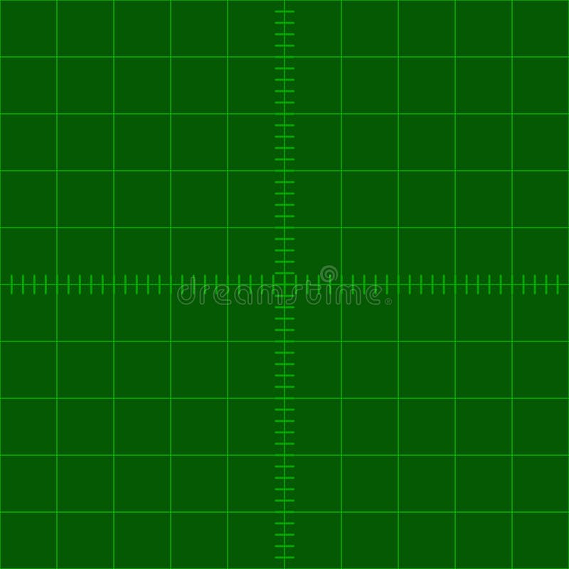 Oscilloscope Screen Technology, Flat Grid for Engineering Measurements ...