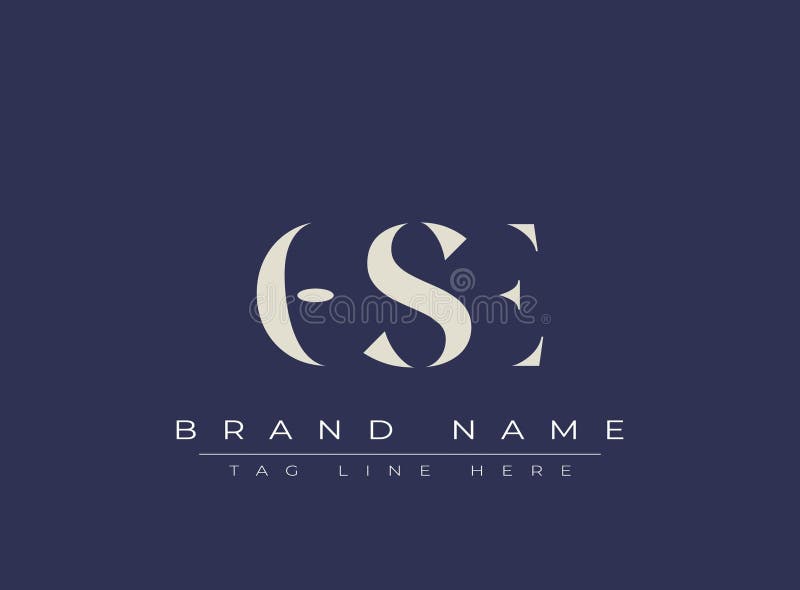 OSE Abstract Letter Logo Design Stock Vector - Illustration of sign ...