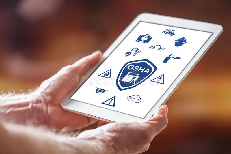 Osha concept on a tablet stock image. Image of tablet - 302768991