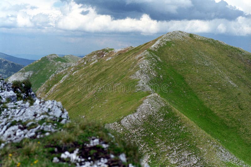 Oslea ridge stock photo. Image of romanian, clouds, alpine - 9854654