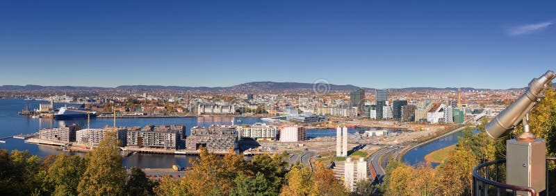 Oslo Autumn Norway, Downtown Centrum Editorial Photography - Image of ...