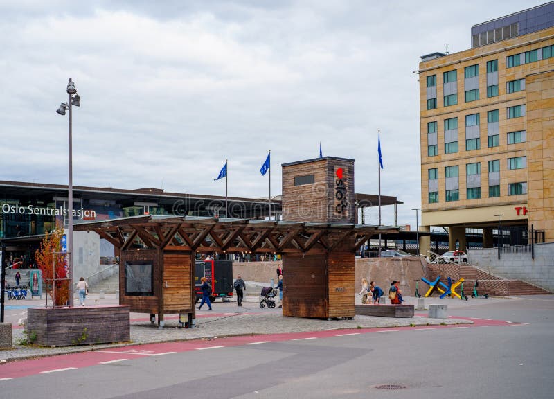 Oslo Central Station Norway Editorial Stock Photo - Image of train ...