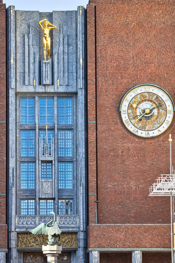 Oslo City Hall Main Entrance Editorial Photography Image Of Landmark Hall 334727642