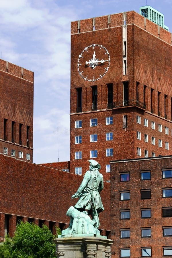 Oslo Clock stock image. Image of prow, archaeology, scroll - 1752683
