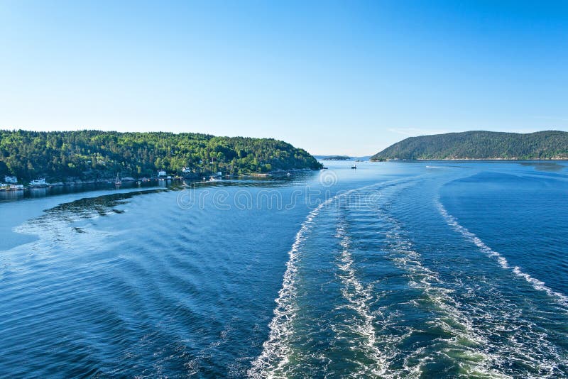 Oslo Fjord stock photo. Image of coast, water, travel - 37873018