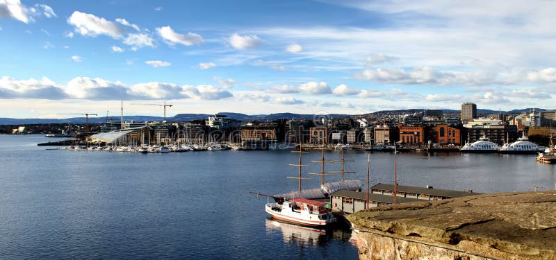 Oslo harbor stock image. Image of port, view, harbor - 25013567