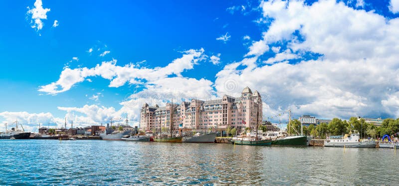 Oslo Harbor, Norway stock photo. Image of scenic, skyline - 187905464
