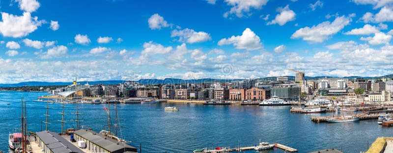 Oslo Harbor, Norway stock photo. Image of nautical, dock - 186597152