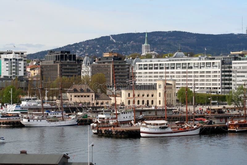 Oslo Harbour stock photo. Image of tourism, oslo, water - 5156454