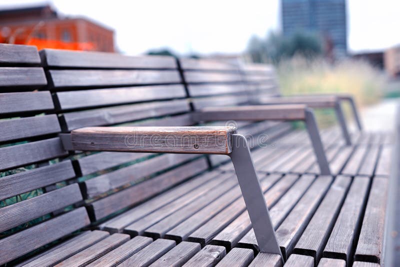Oslo Minimalistic Wooden Benches Background Stock Image - Image of seat ...