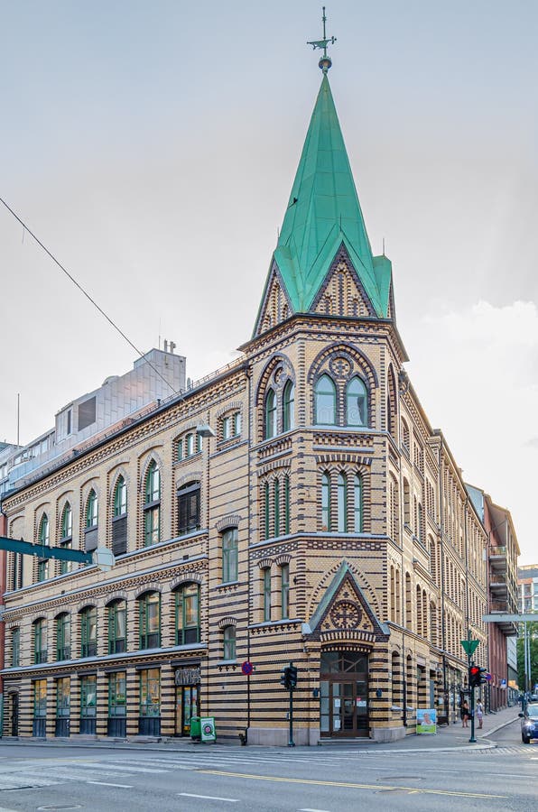 View of Streets in the Old Town of Oslo, Norway Editorial Image - Image ...