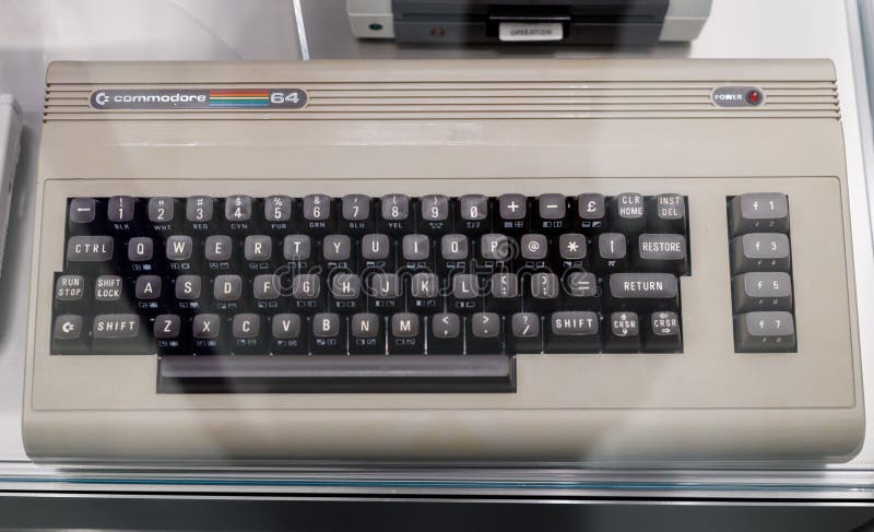 Retro Computer, Commodore 64 at the Museum of Technology in Oslo ...