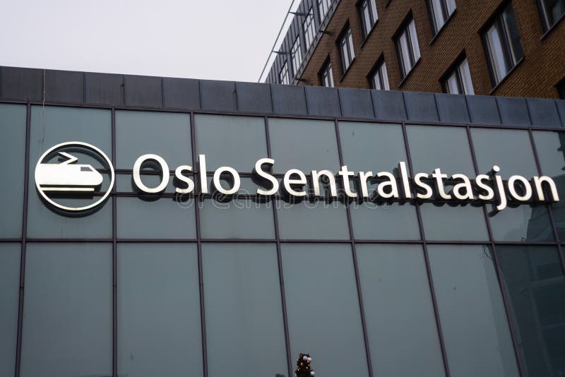 Oslo, Norway, November 23, 2019: Photos of the Central Station in Oslo ...