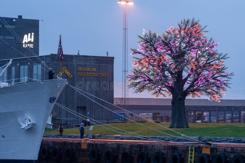 Oslo, Norway - October 19, 2024: Architectural Object in the City the ...