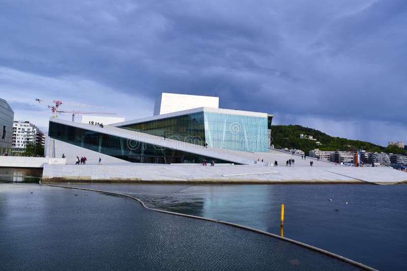 Oslo Opera House. Architecture, Landscape Stock Image - Image of house ...