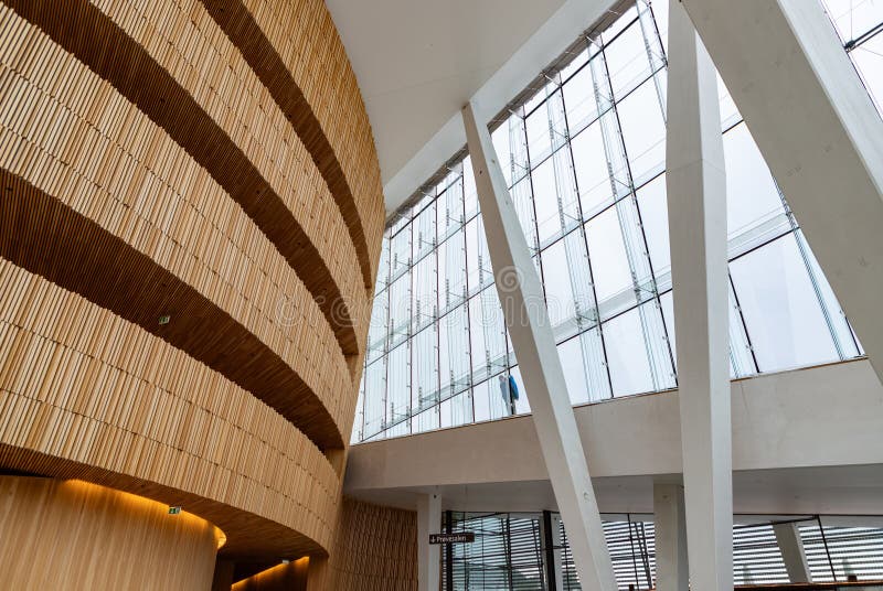 Oslo Opera House Interior editorial photo. Image of oslo - 294079936