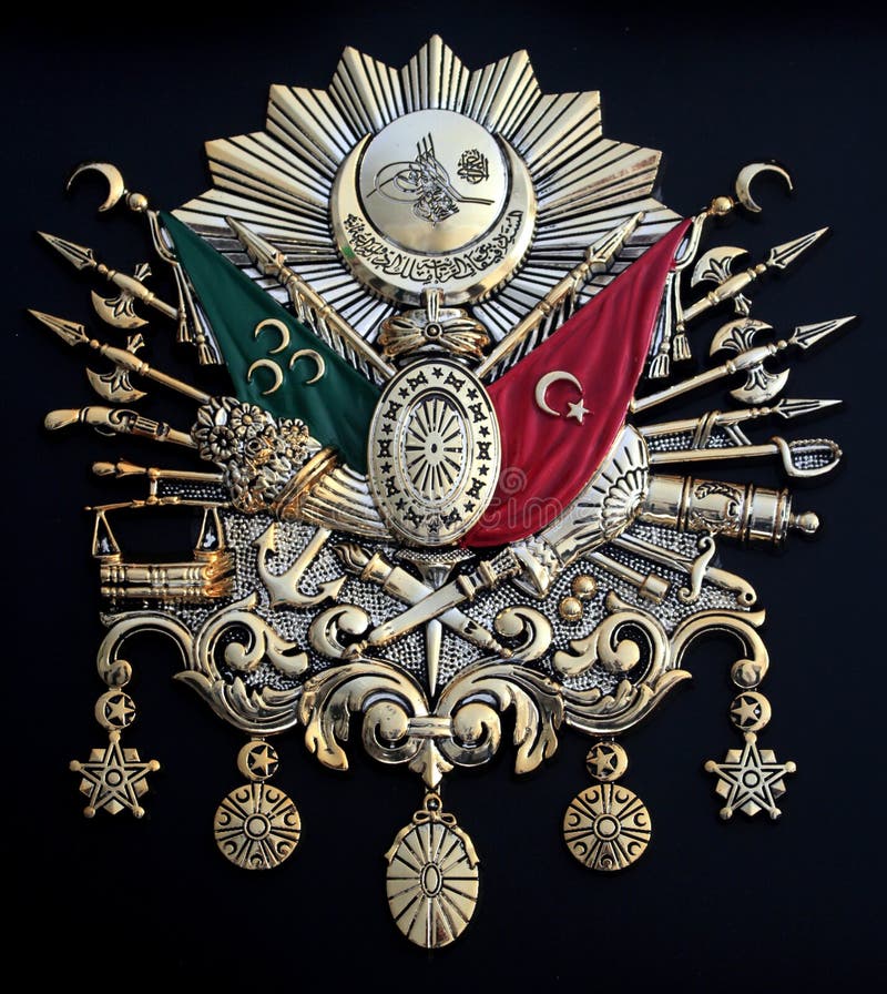 Godło Imperium Osmańskiego obraz stock. Obraz złożonej z emblemat ...