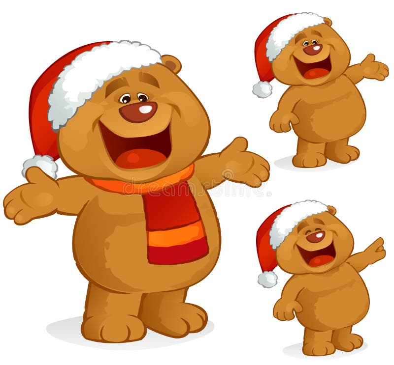 Oso feliz ilustración del vector. Ilustración de safari - 65643069