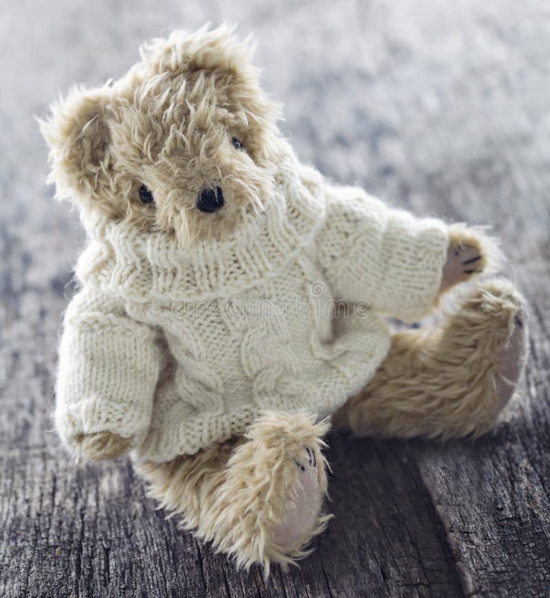 Oso lindo del peluche foto de archivo. Imagen de nostalgia - 76757614