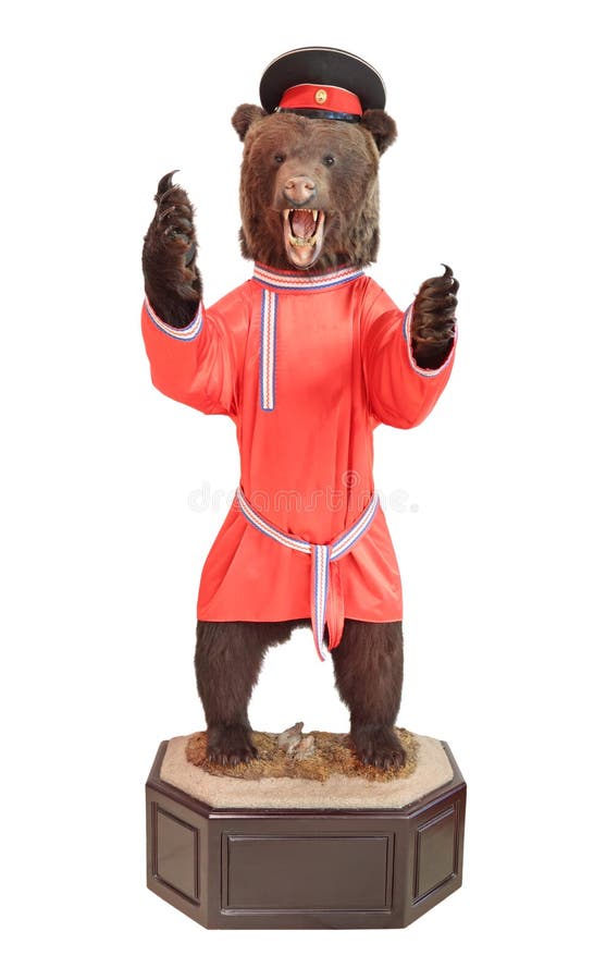 Oso ruso foto de archivo. Imagen de rusia, soporte, abierto - 25664364