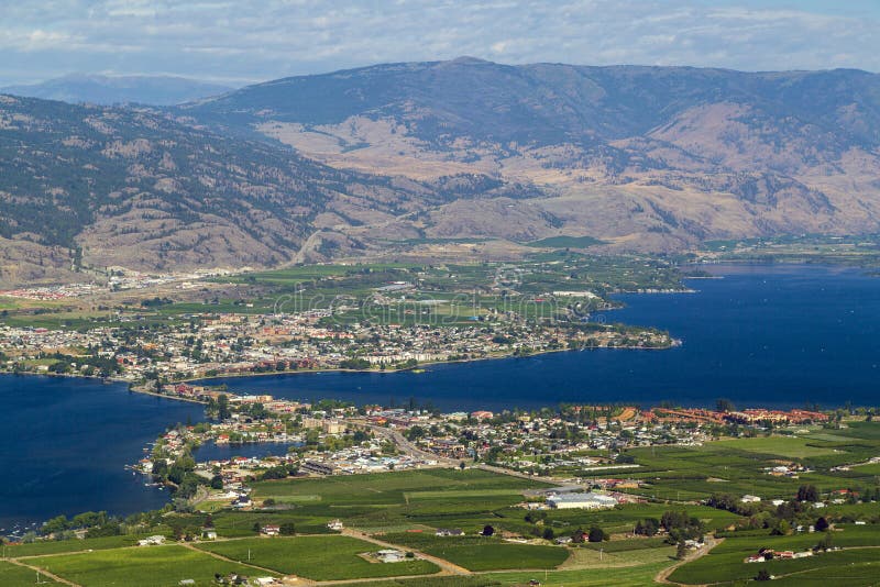 Osoyoos Okanagan Valley British Columbia Canada Landscape Stock Image ...