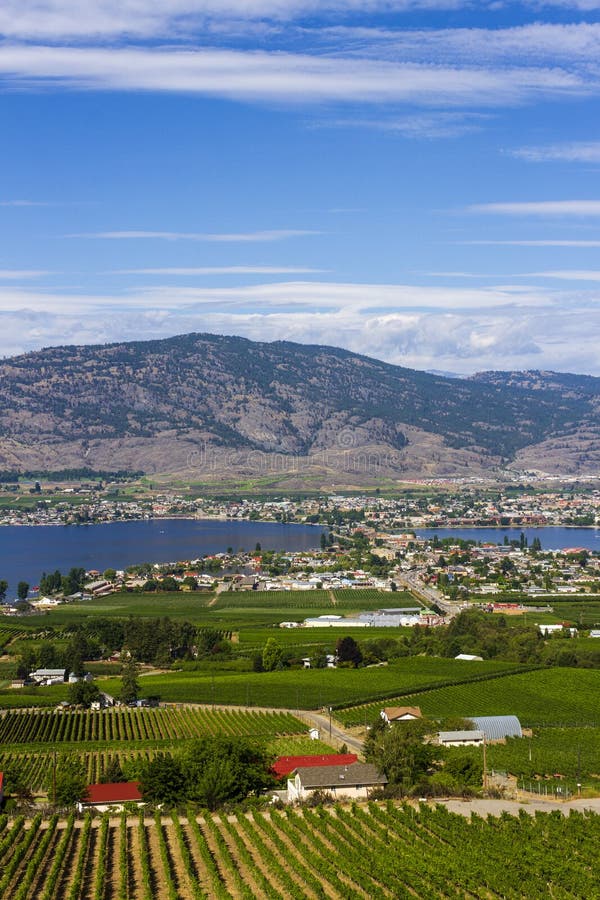 Osoyoos Okanagan Valley British Columbia Canada Landscape Stock Image ...